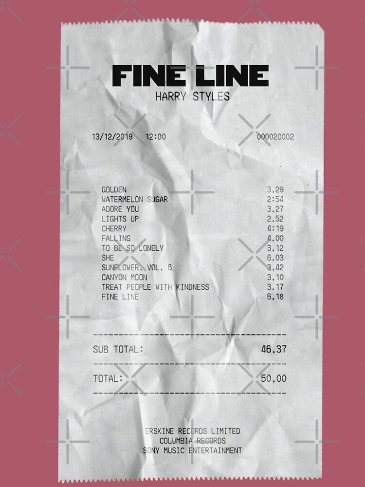 "fine line album receipt design" iPhone Case for Sale by tirelessmess ...