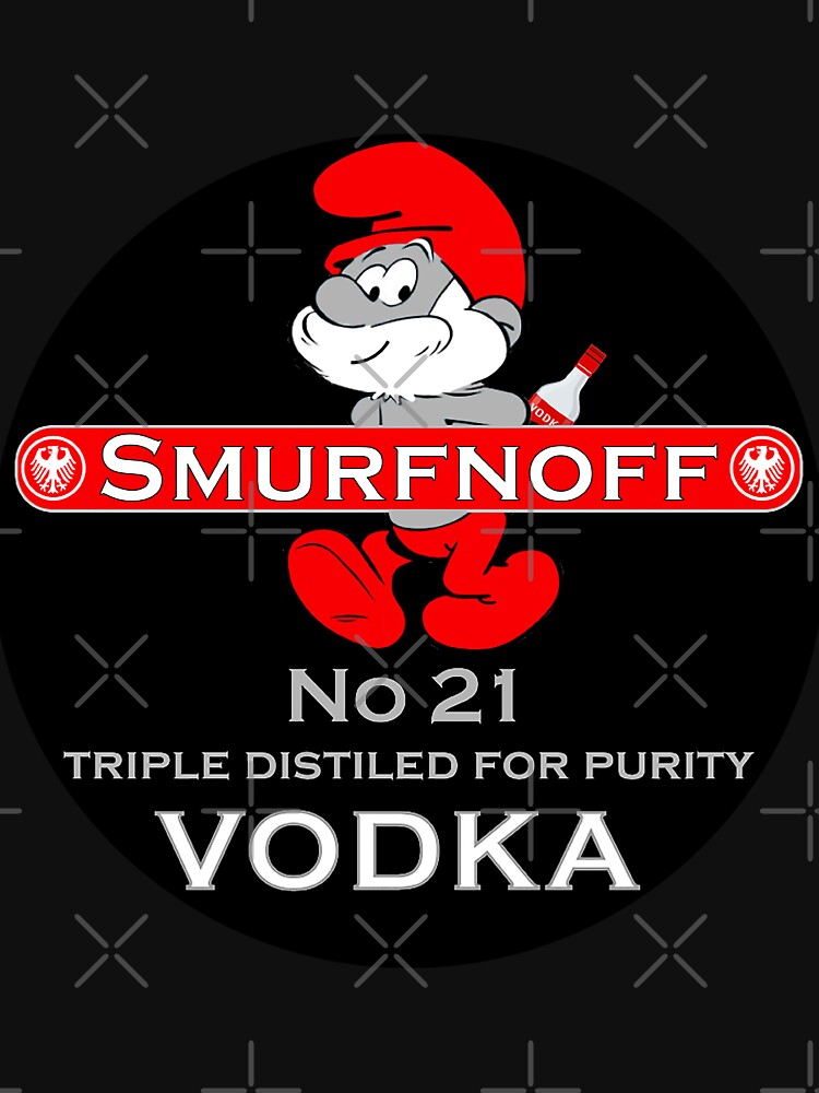 Funny Vodka Smurfnoff Shirt Love Vodka T Shirt Fun Bar Shirt