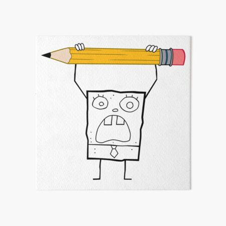 Doodlebob Art Board Prints | Redbubble