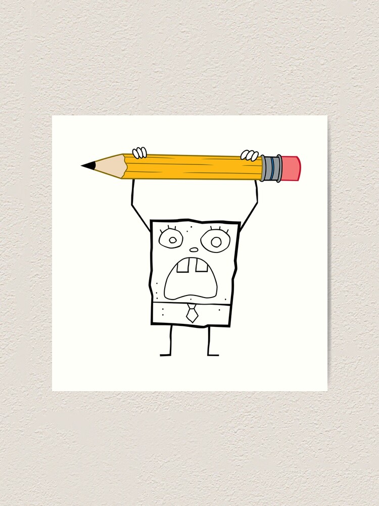 "Doodlebob" Art Print for Sale by volkaneeka | Redbubble