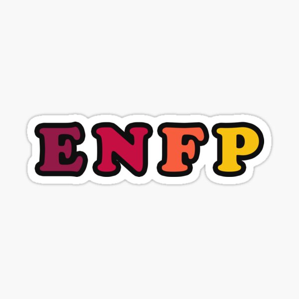 "ENFP MBTI Personality Type" Sticker for Sale by Fruitsome | Redbubble