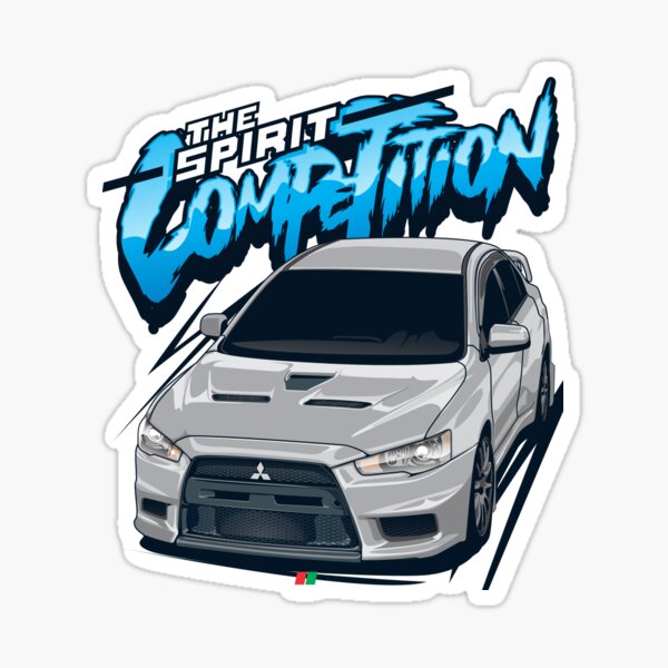 Evo X Stickers | Redbubble