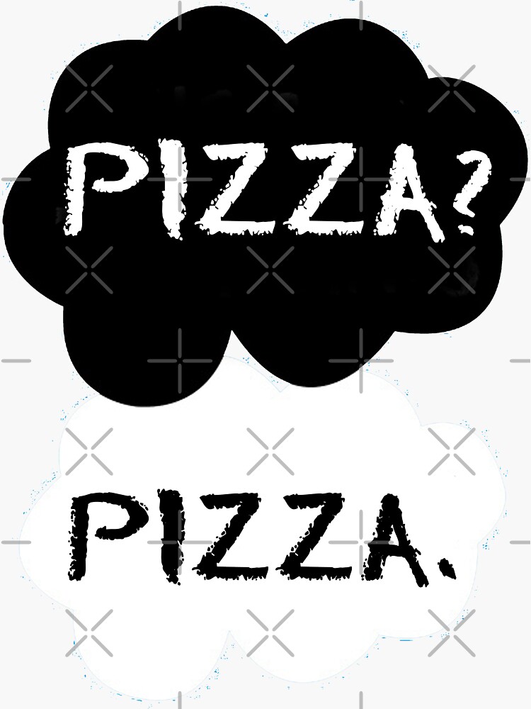 "Pizza - TFIOS" Sticker for Sale by downeymore | Redbubble