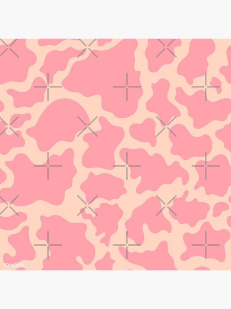 "Pink cow print " Poster for Sale by oddlygreat | Redbubble