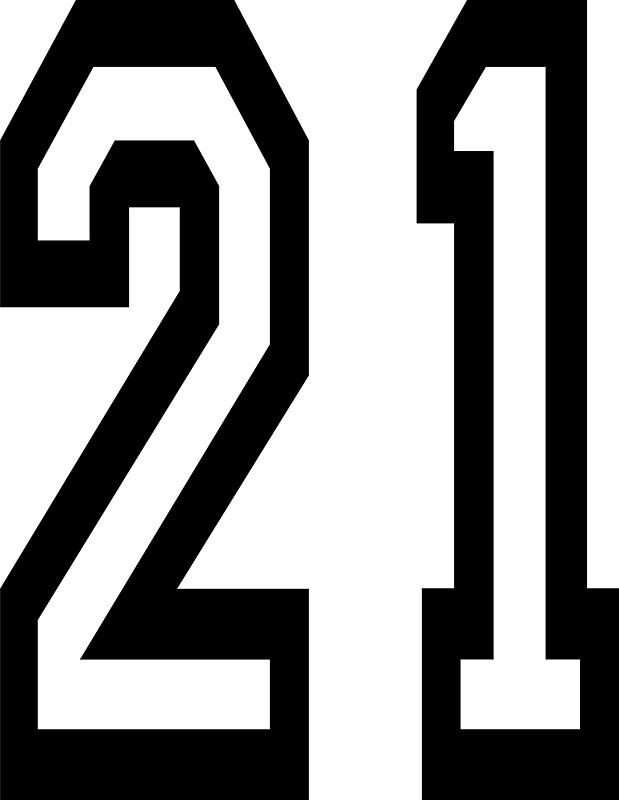 Número 21: Pegatinas | Redbubble