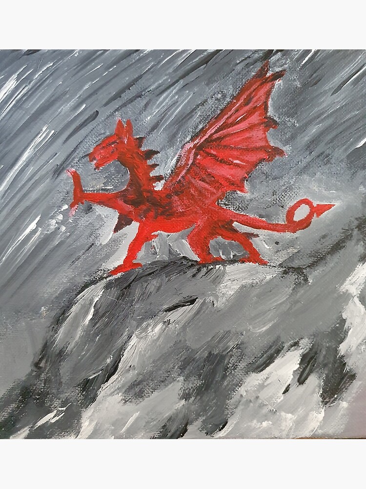"Welsh dragon" Poster by Artwork6 | Redbubble