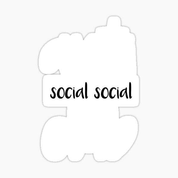 "ANTI SOCIAL SOCIAL CLUB" Sticker for Sale by hossamkallah | Redbubble