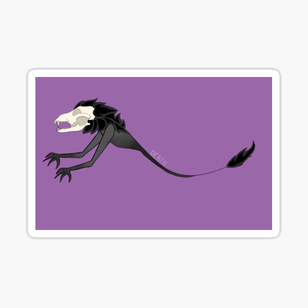 "Death" Sticker for Sale by GreenDemonTea | Redbubble
