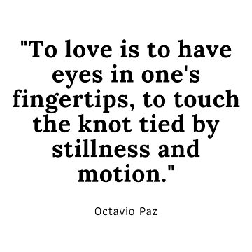 Finger Tips Touching Quote