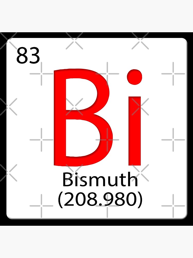 "Chemical Element Tile Bi Bismuth" Canvas Print for Sale by funkyworm ...