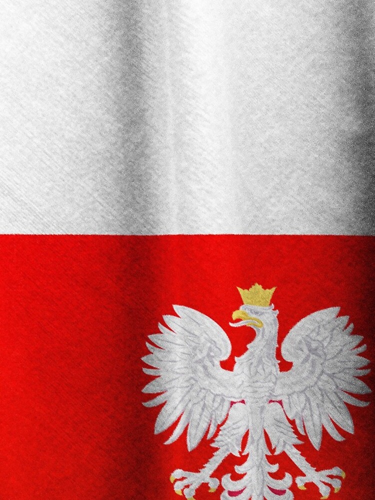 "Polish Flag Eagle Face Mask, Polska Flaga Godlo Orzel" iPhone Case for ...