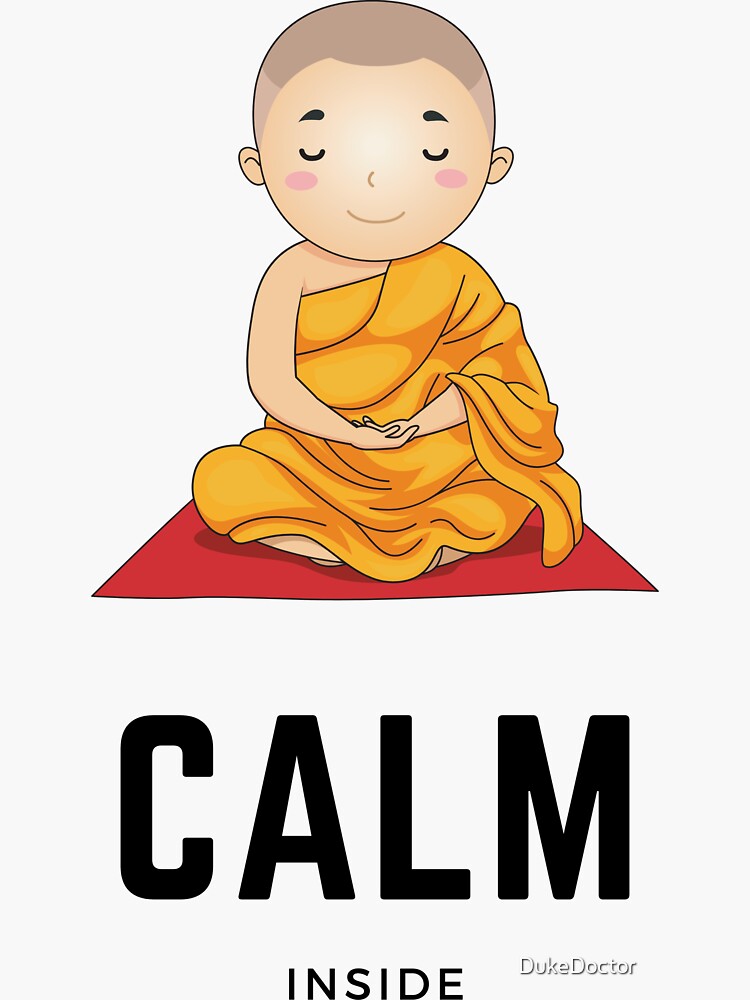 "Motivational Quote Neck Gator, Calm Inspirational Quotes" Sticker by ...