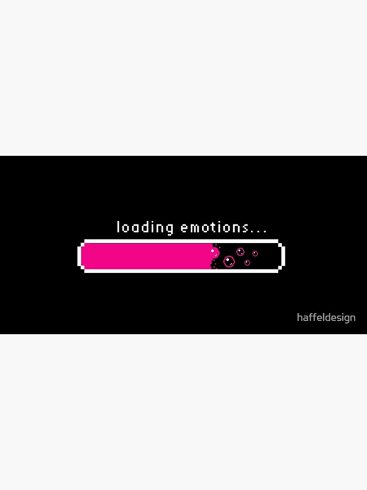 "Loading Emotions" Poster for Sale by haffeldesign | Redbubble