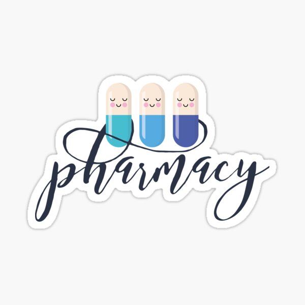 "Pharmacy script" Sticker for Sale by Eenig | Redbubble