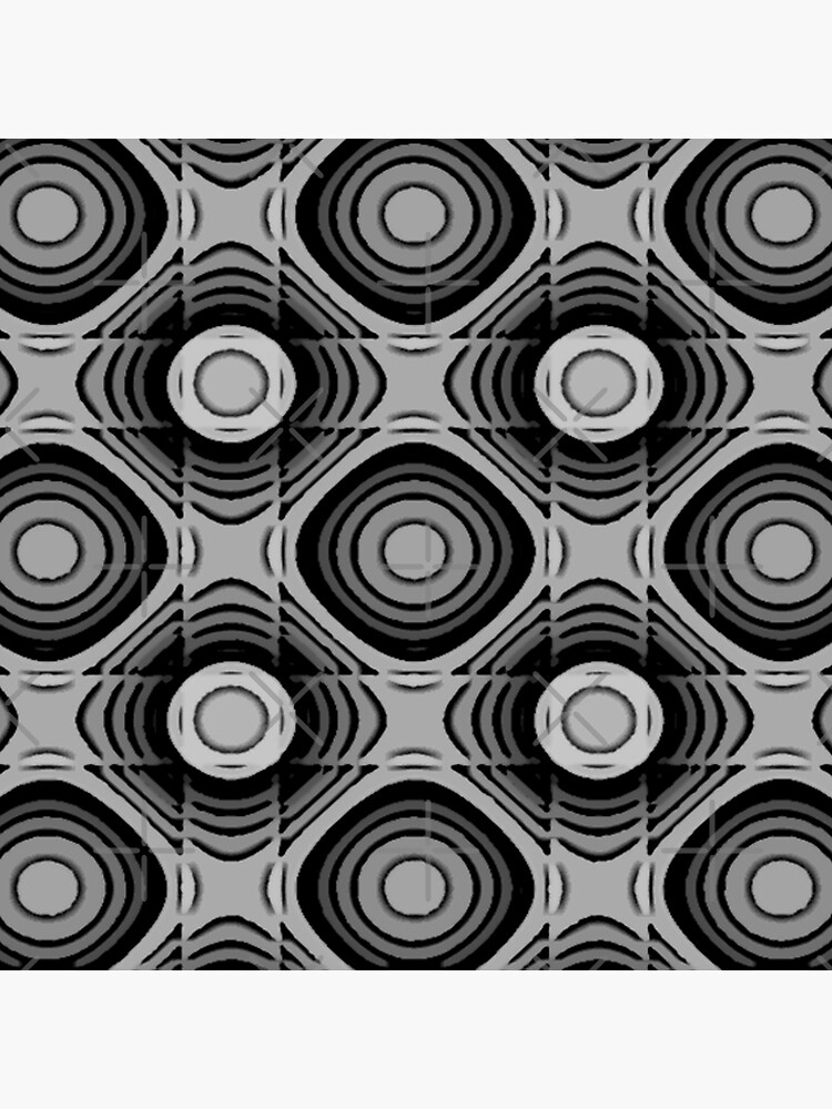 "RETRO BLACK WHITE AND GREY DAYZ PATTERN FOR FUNKY LIVING SPACES ...