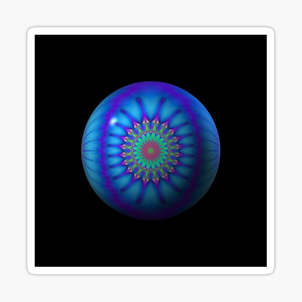 "One. Blue. Ball." Sticker by lyle58 | Redbubble