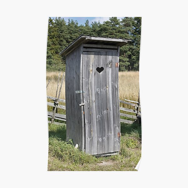 "Outhouse" Poster by DreamLand-Media | Redbubble