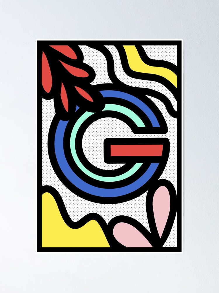 "ALPHABET G" Poster by WatchSophieDraw | Redbubble