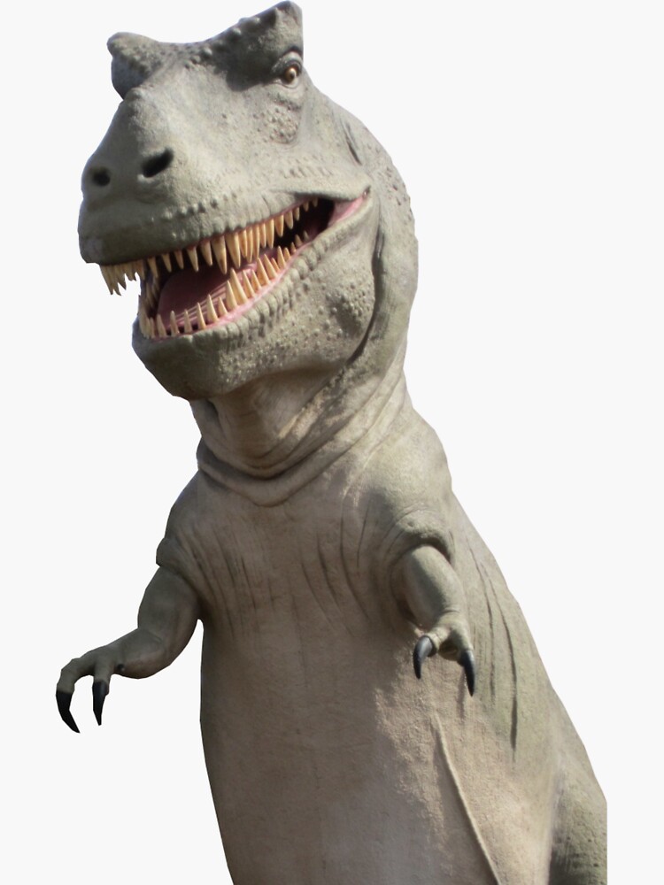 "t-rex ready for some hugs" Sticker by TEN10digital | Redbubble