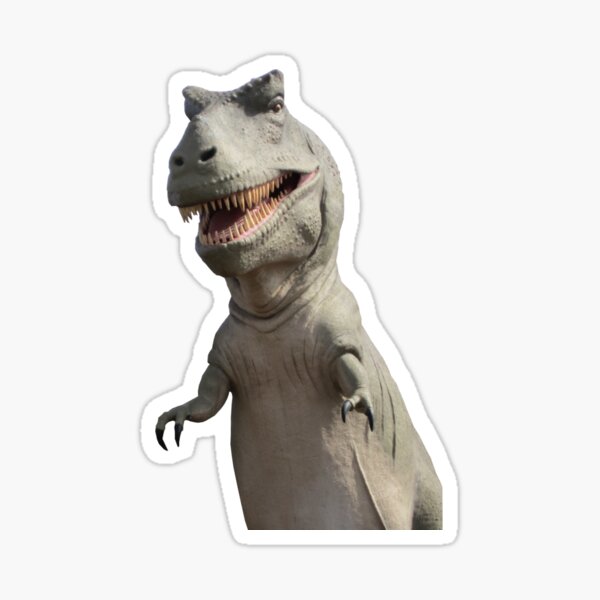 "t-rex ready for some hugs" Sticker by TEN10digital | Redbubble