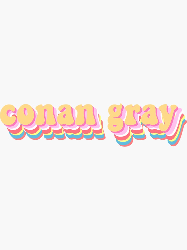 "conan gray" Sticker for Sale by catswim | Redbubble