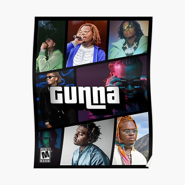 "Gunna US Rapper GTA V" Poster by Sinsea | Redbubble