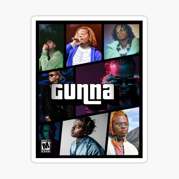 "Gunna US Rapper GTA V" Sticker for Sale by Sinsea | Redbubble