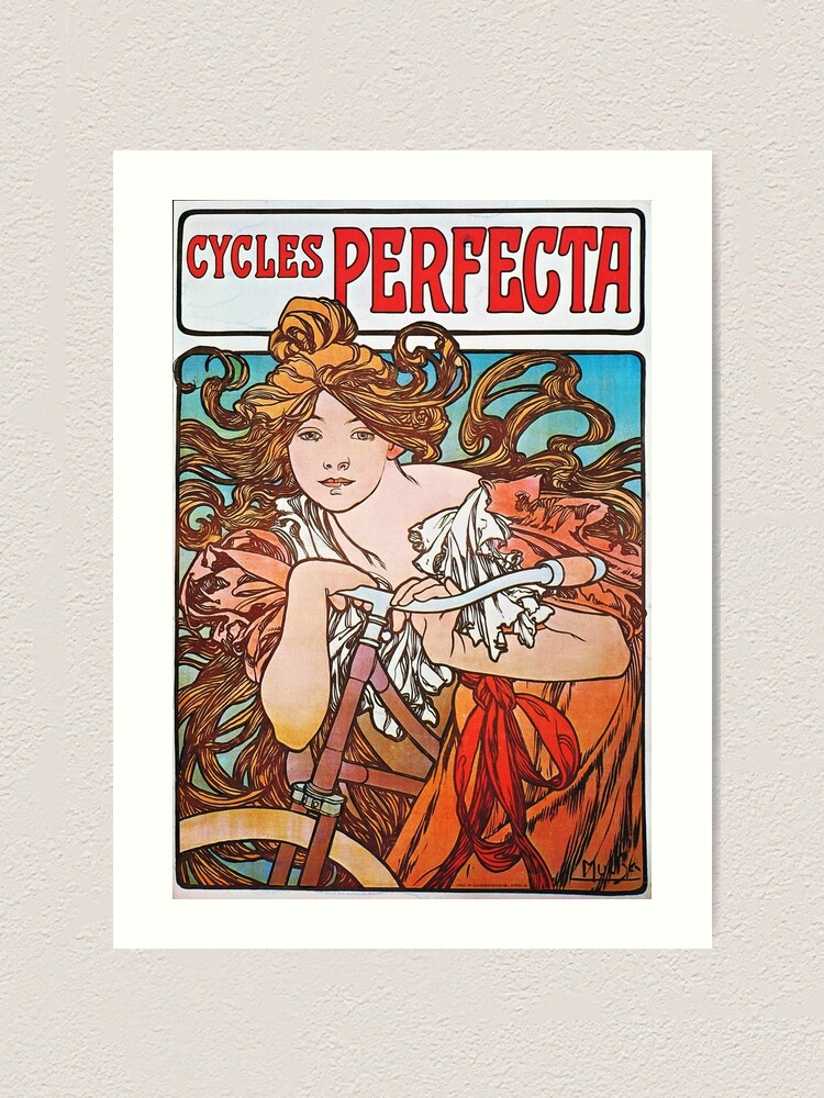 "Perfect Cycles Alphonse Mucha Vintage French Advertising Paintings ...