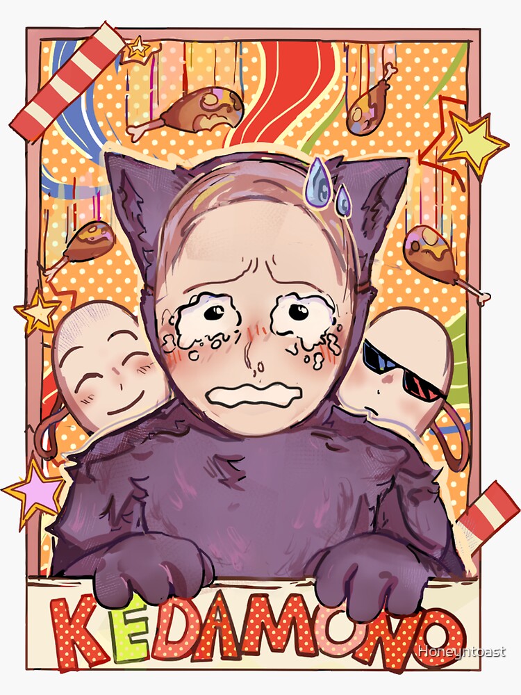 "Kedamono - Popee the performer " Sticker for Sale by Honeyntoast ...