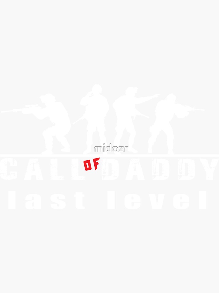"Gamer Dad Call of Daddy 2020 | Cute gift idea 2020" Sticker for Sale ...
