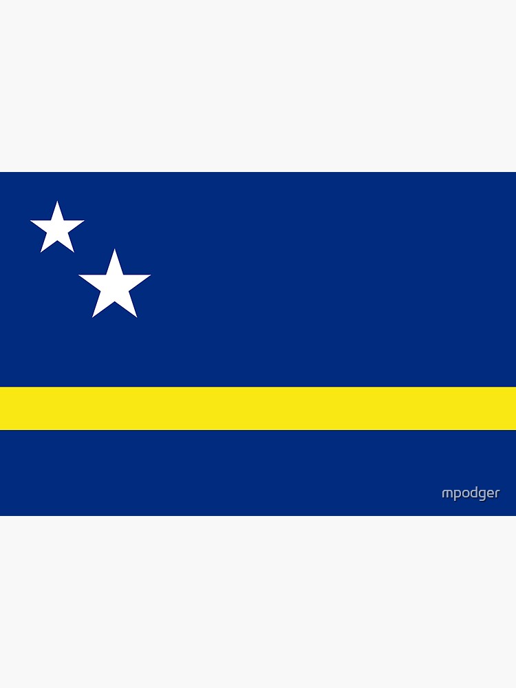 "Curacao Flag Gifts, Stickers & Products" Sticker by mpodger | Redbubble