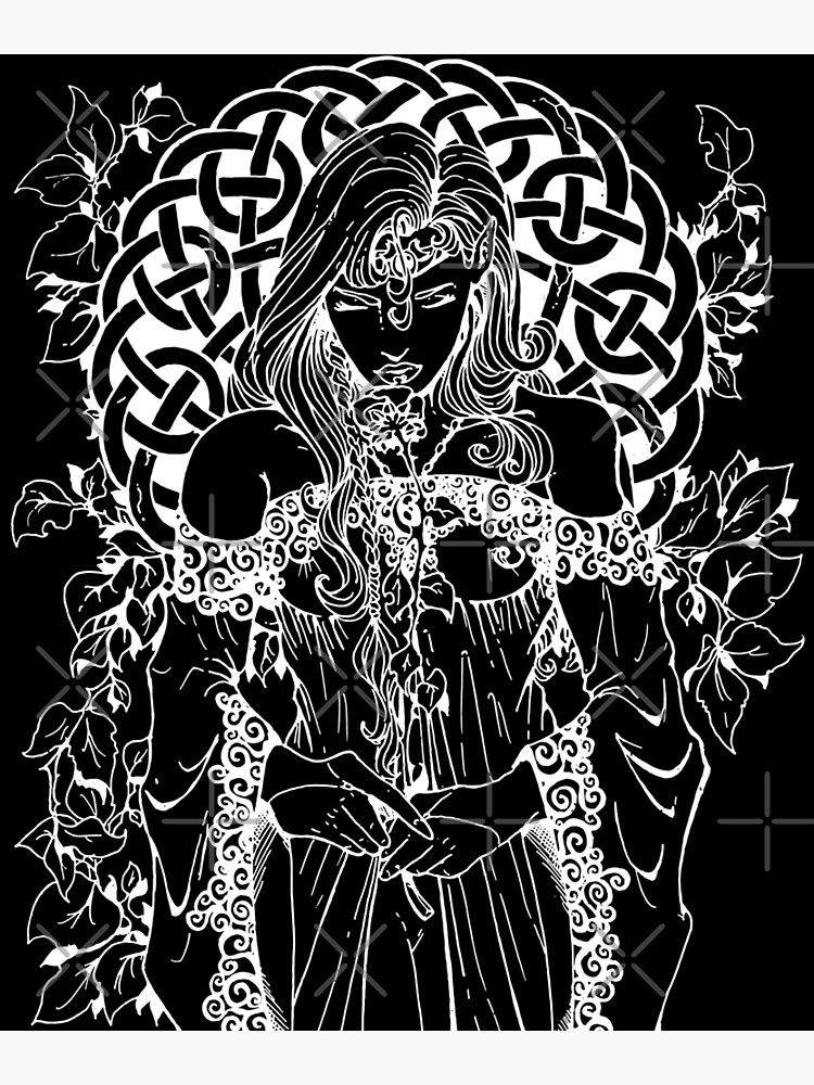 "Celtic Pagan Elf Goddess" Poster by KaChic | Redbubble