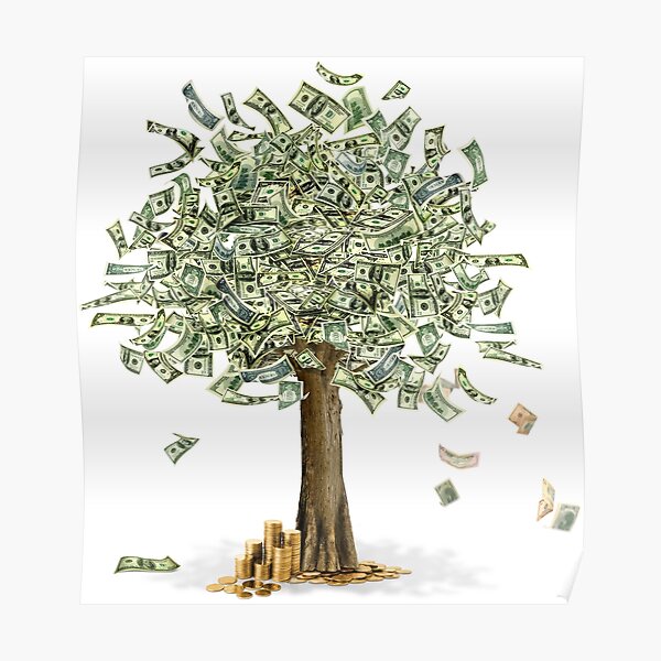"Money Tree" Poster for Sale by lacm2020 | Redbubble