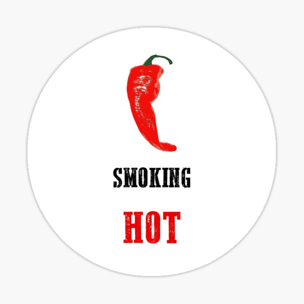 "Smoking Hot" Sticker for Sale by anexperiment | Redbubble
