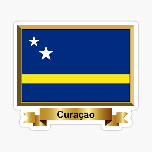 "Curacao Flag Gifts, Stickers & Products (N)" Sticker for Sale by ...
