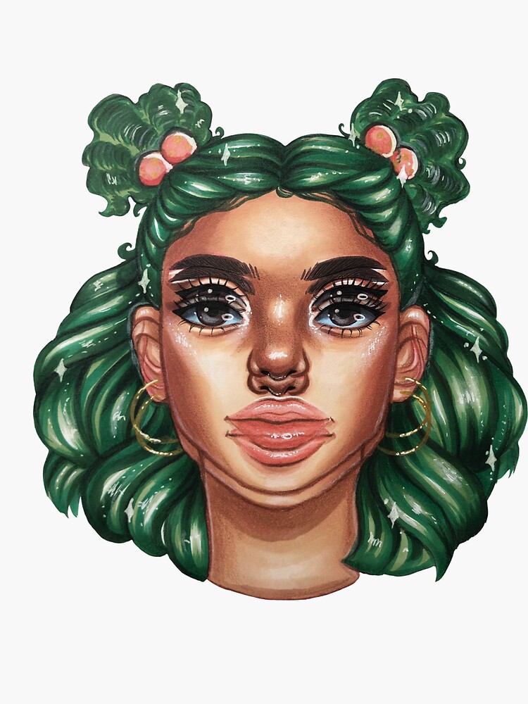 "Seeing double - copicmarker drawing" Sticker for Sale by emmiedrawss ...