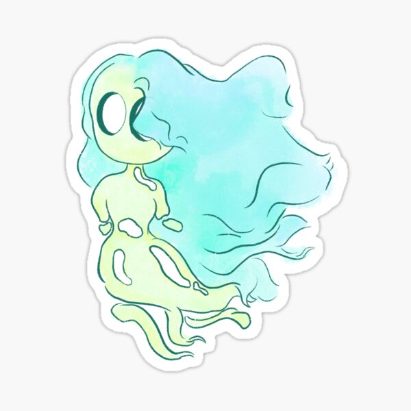 "A Beautiful Specter" Sticker for Sale by 50stressballs | Redbubble
