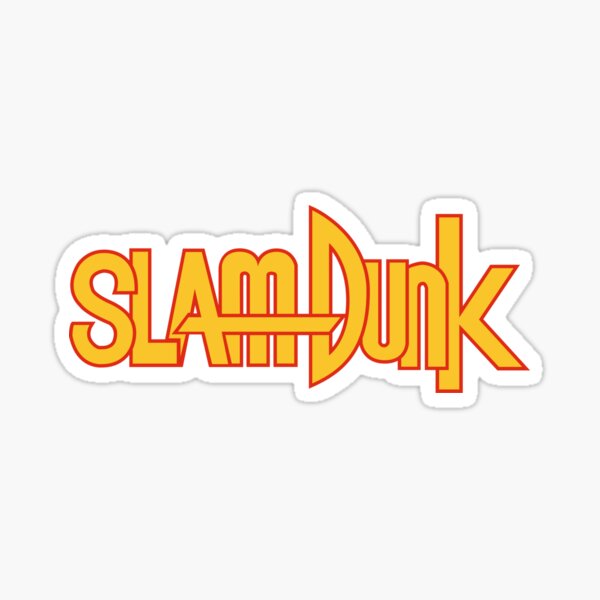 "Slam Dunk Logo (Classic)" Sticker for Sale by kagegfx | Redbubble