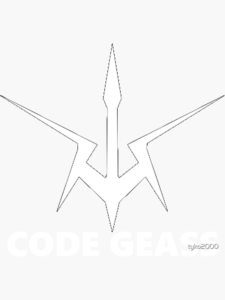 "Code Geass Logo" Sticker for Sale by tyko2000 | Redbubble