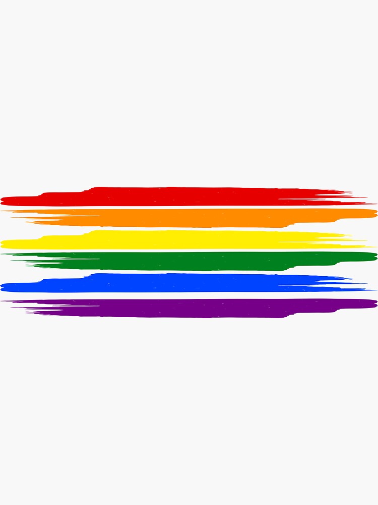 "Gay Flag Pride CSD" Sticker for Sale by ftshirts | Redbubble