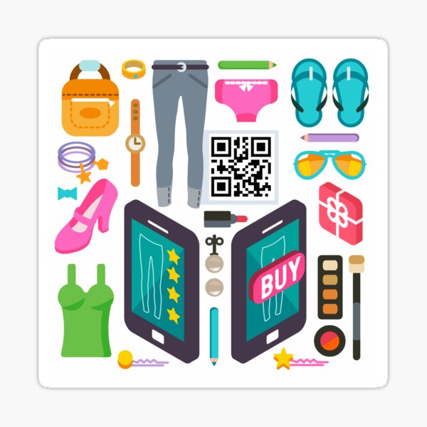 "Proximity Shop Concept Isometric" Sticker by aurielaki | Redbubble
