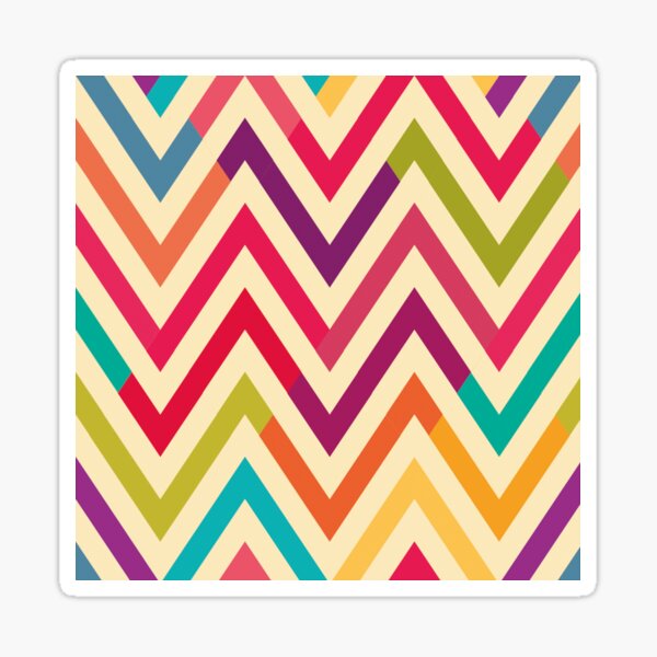 "Chevron" Sticker for Sale by Muycote | Redbubble