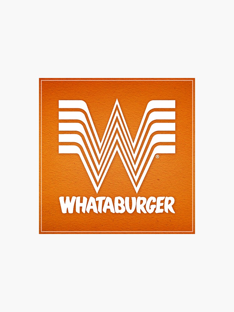 Pegatina «Etiqueta engomada del logotipo de Whataburger» de Present-Mic ...