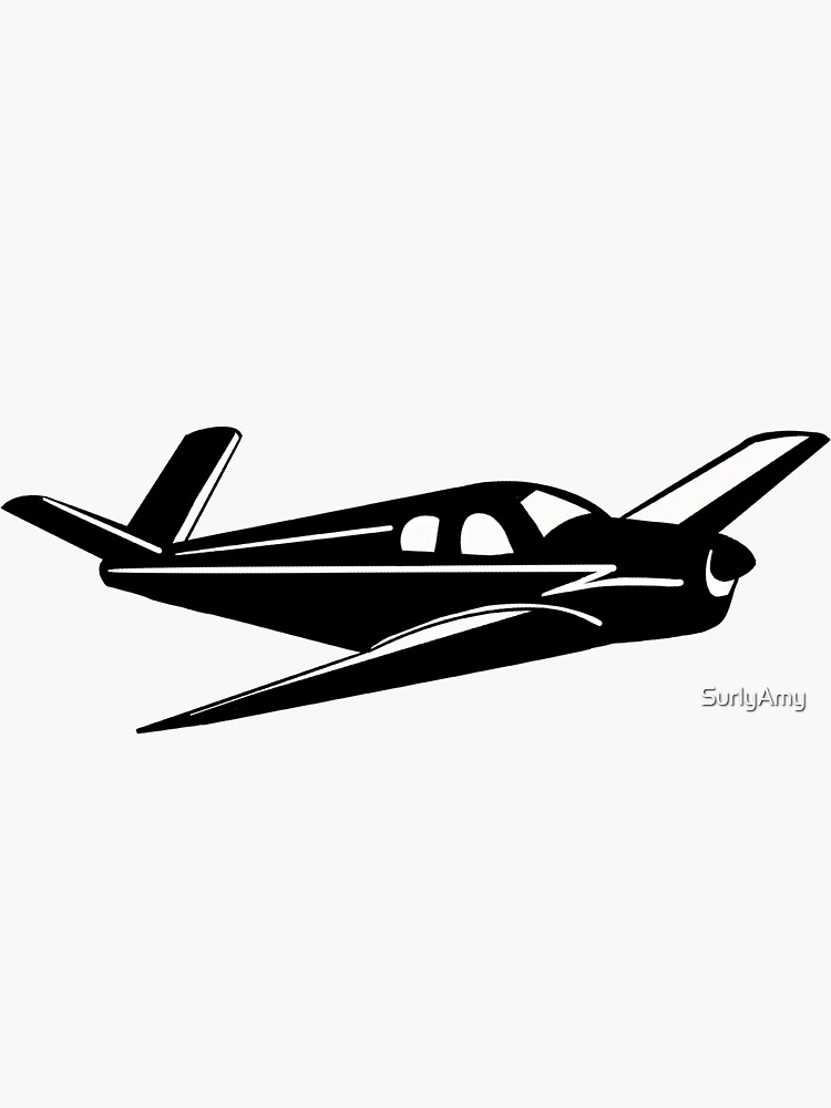 "1952 Beechcraft Bonanza " Sticker for Sale by SurlyAmy | Redbubble