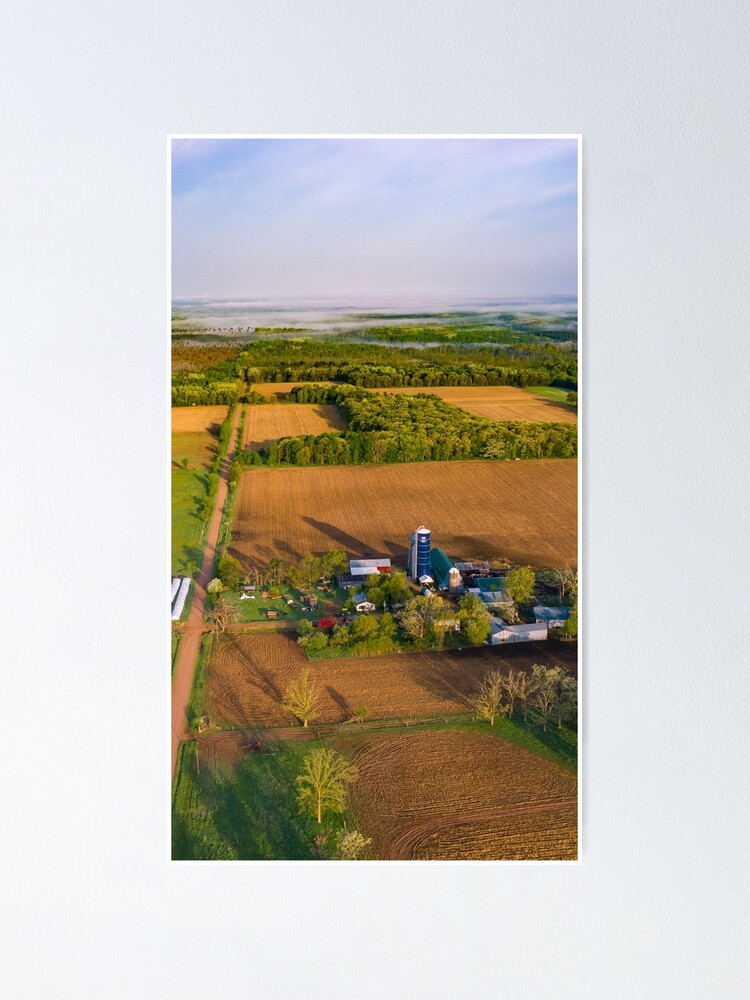 "Midwest farm" Poster for Sale by dlincecum | Redbubble