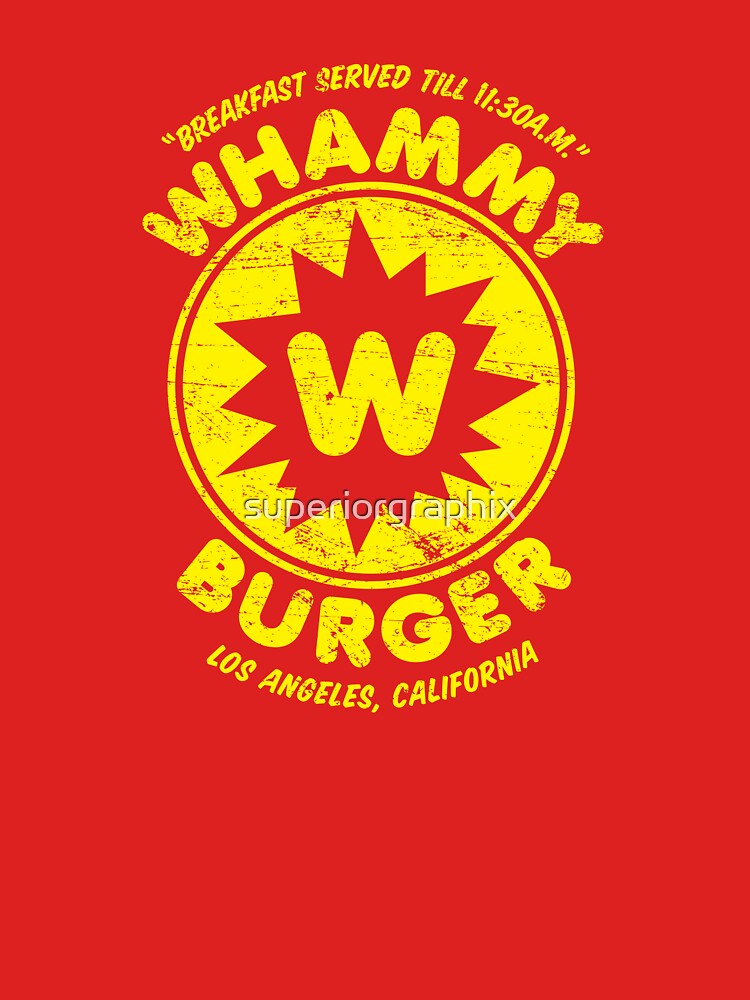 "Whammy Burger" T-shirt for Sale by superiorgraphix | Redbubble ...
