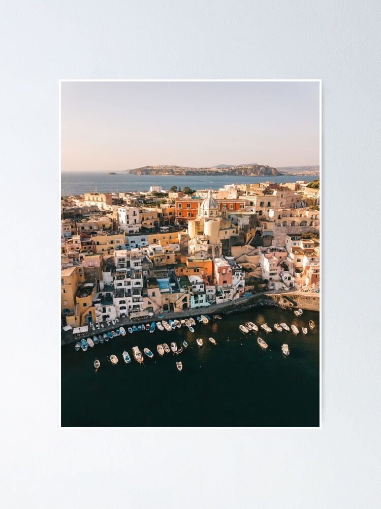 "Procida (Italy) bird's eye view" Poster by michieldros | Redbubble