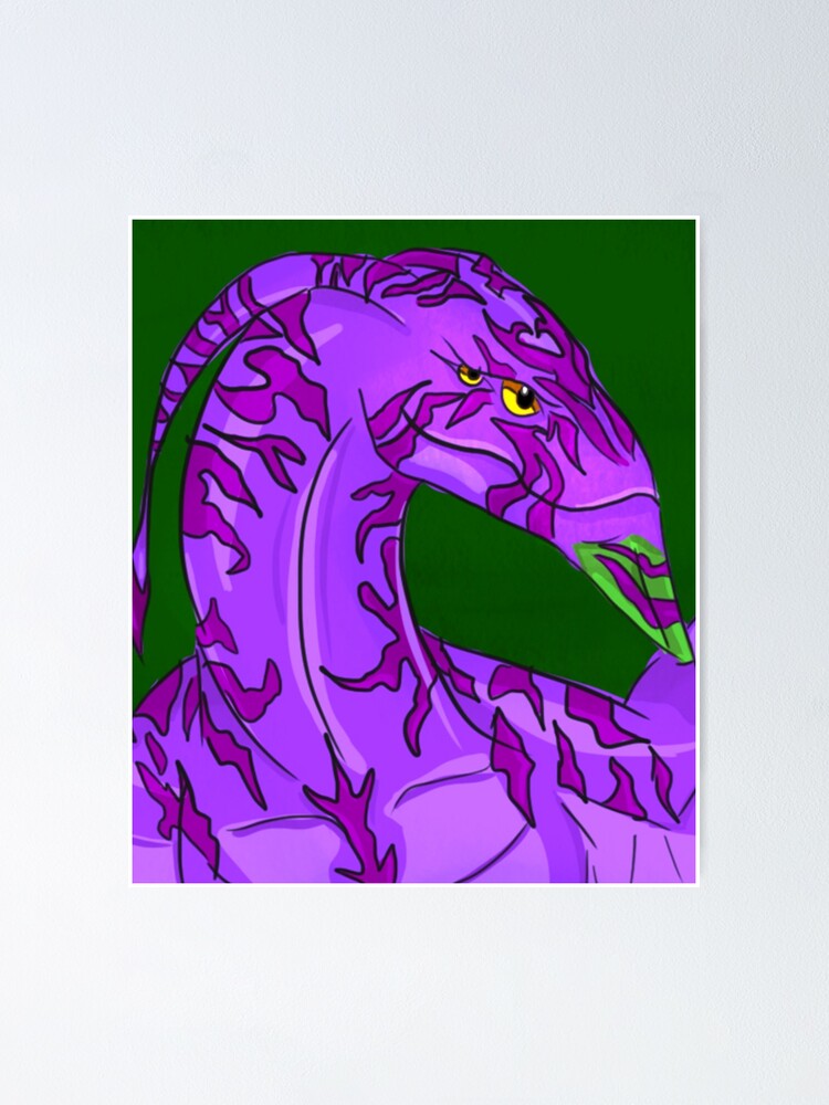 "Purple Ikran/Banshee" Poster for Sale by cinderella1986 | Redbubble