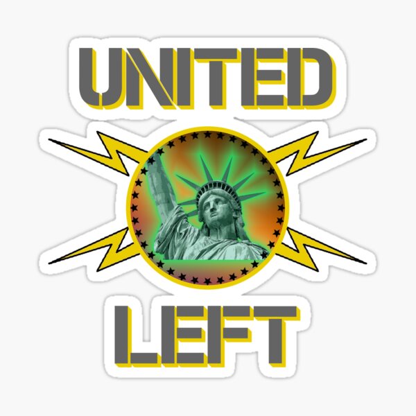 "United Left Union Organization" Sticker by CharJens | Redbubble