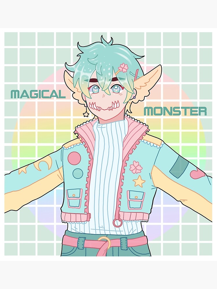 "Magical Monster Yuuto" Poster by Devious-Monster | Redbubble